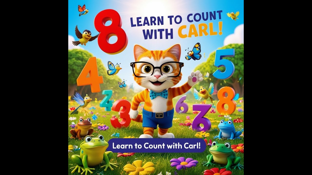 "Counting with Carl the Cat: A Fun Adventure to Learn Numbers!" - YouTube