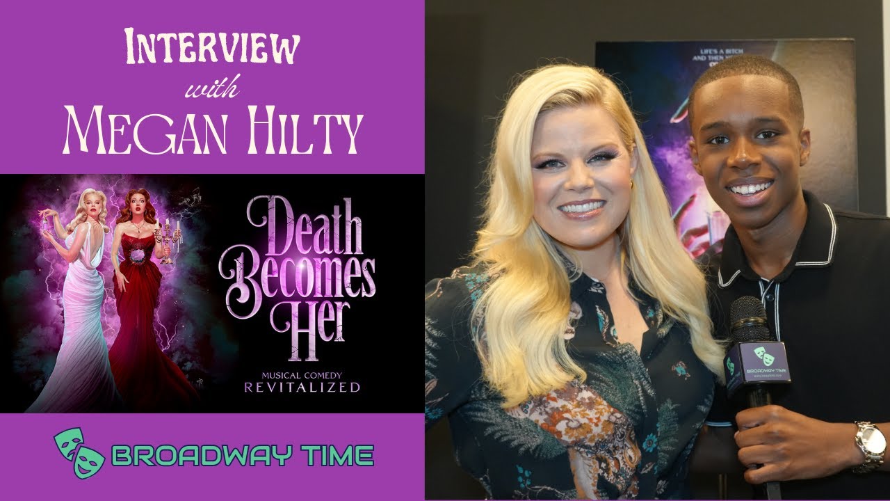 Megan Hilty Interview | Death Becomes Her | Broadway Time - YouTube
