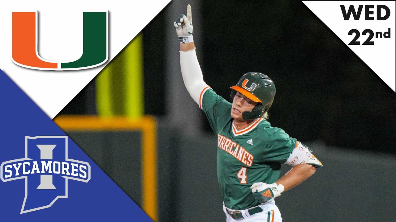 Indiana State vs #22 Miami Baseball Highlights | 5 TOTAL HRs | College ...