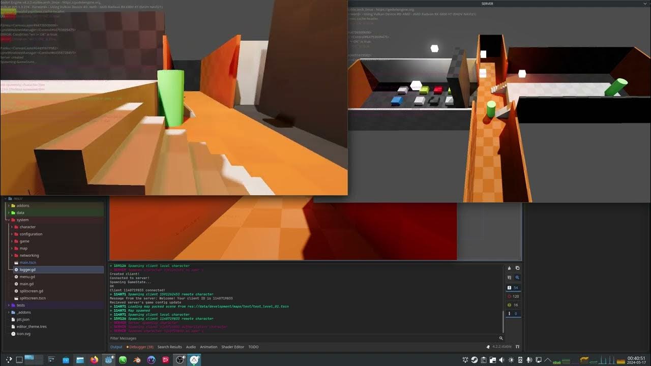 Liblast - getting closer to something playable (2024-05-17) [open-source online FPS game] - YouTube