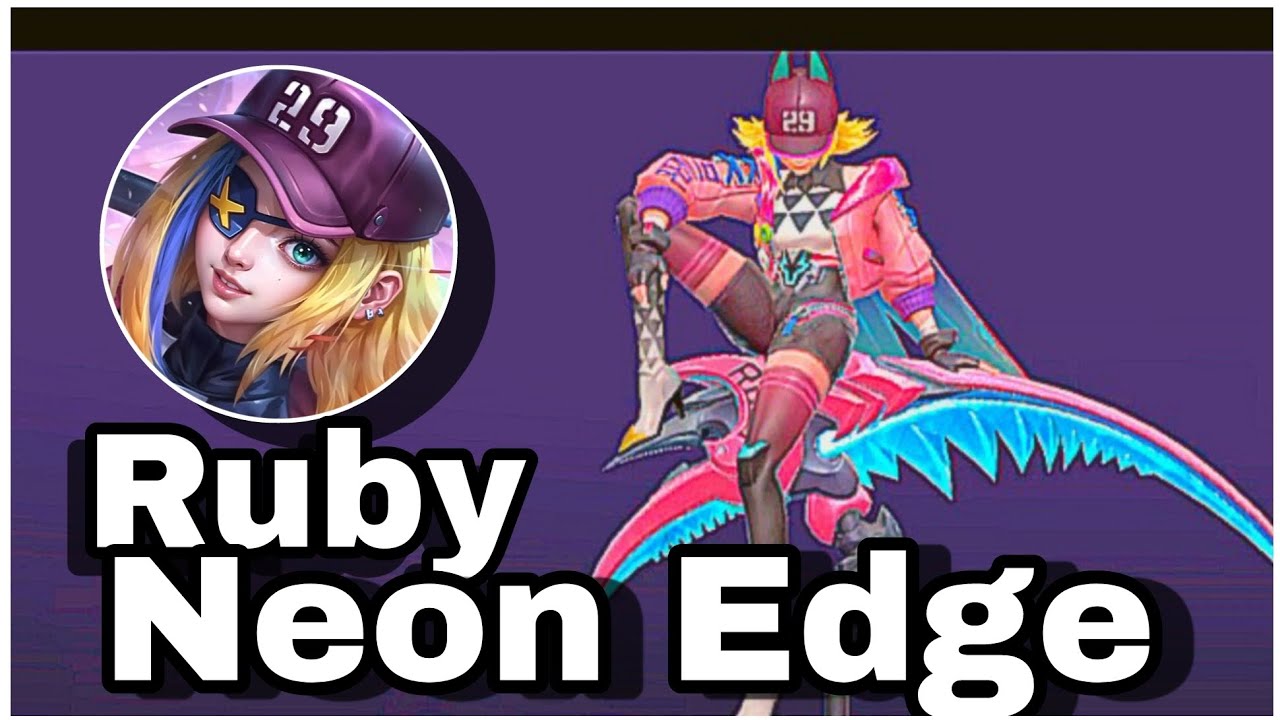Neon Edge Ruby Gameplay | Mobile Legends clasificatoria - YouTube