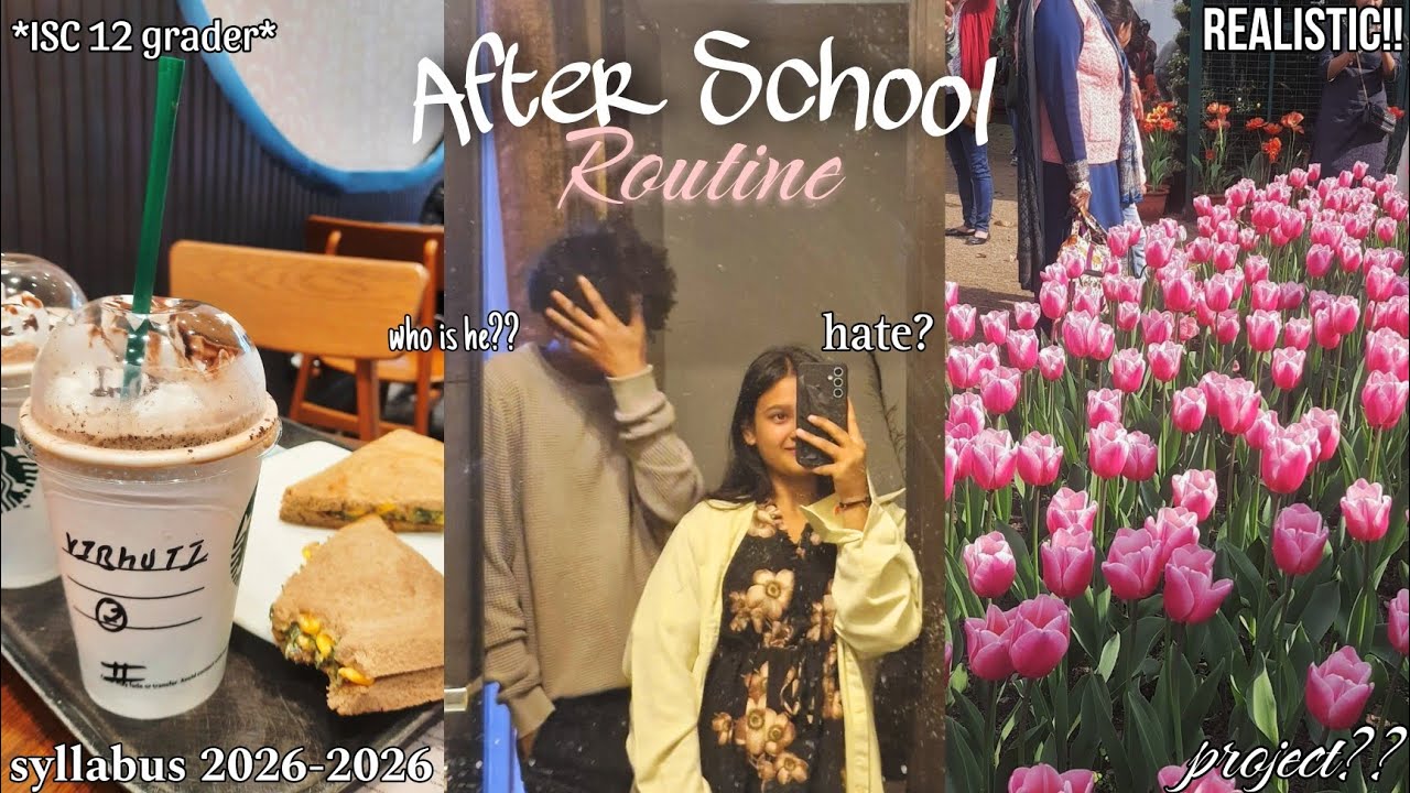 *REALISTIC* after school 12th ISC commerce grader routine | Afternoon ...