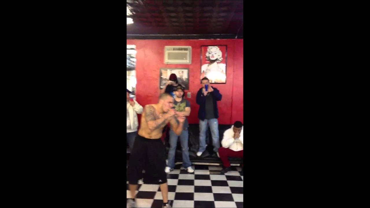 Trendsetters barbershop fight part 2 - YouTube