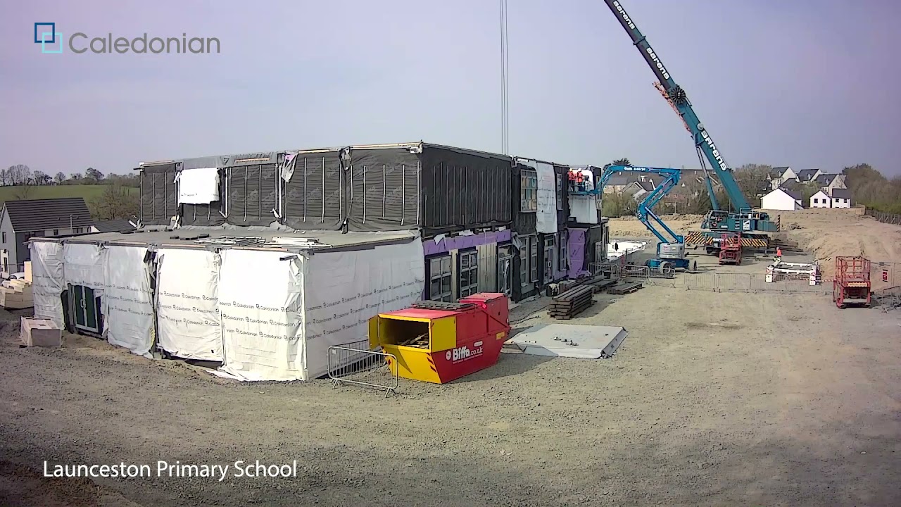 Caledonian Modular - Launceston Primary School - Module Installation ...