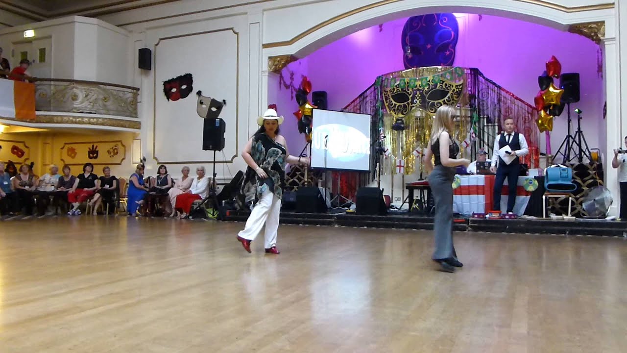 Ball & Chain Line Dance Demo @Eurodance 2014 - YouTube