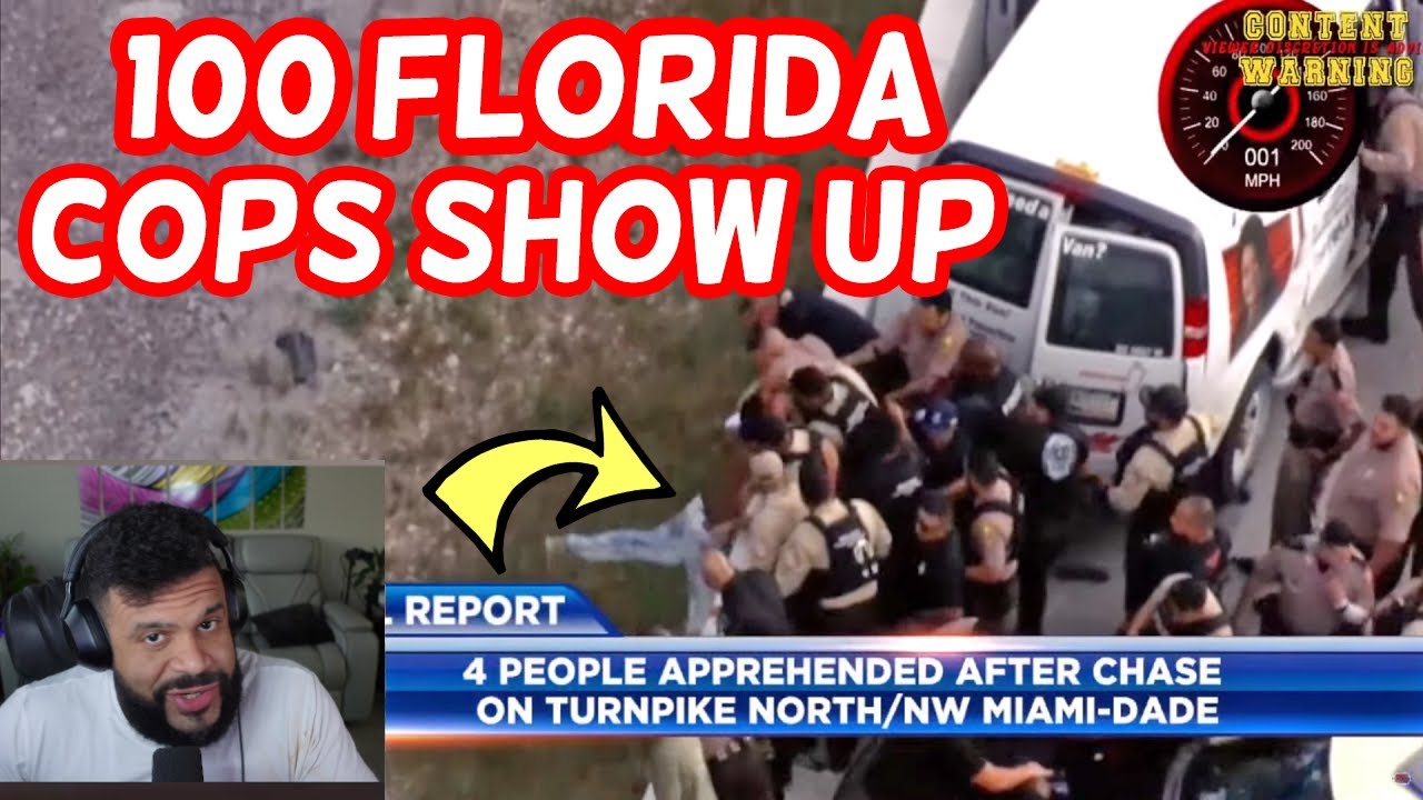 Florida Highway Patrol releases Dashcam footage | 100 COPS SHOW UP U ...