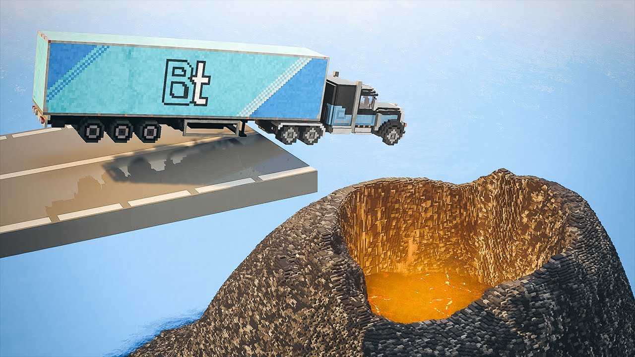 Cars Falls Into Volcano | Teardown - YouTube