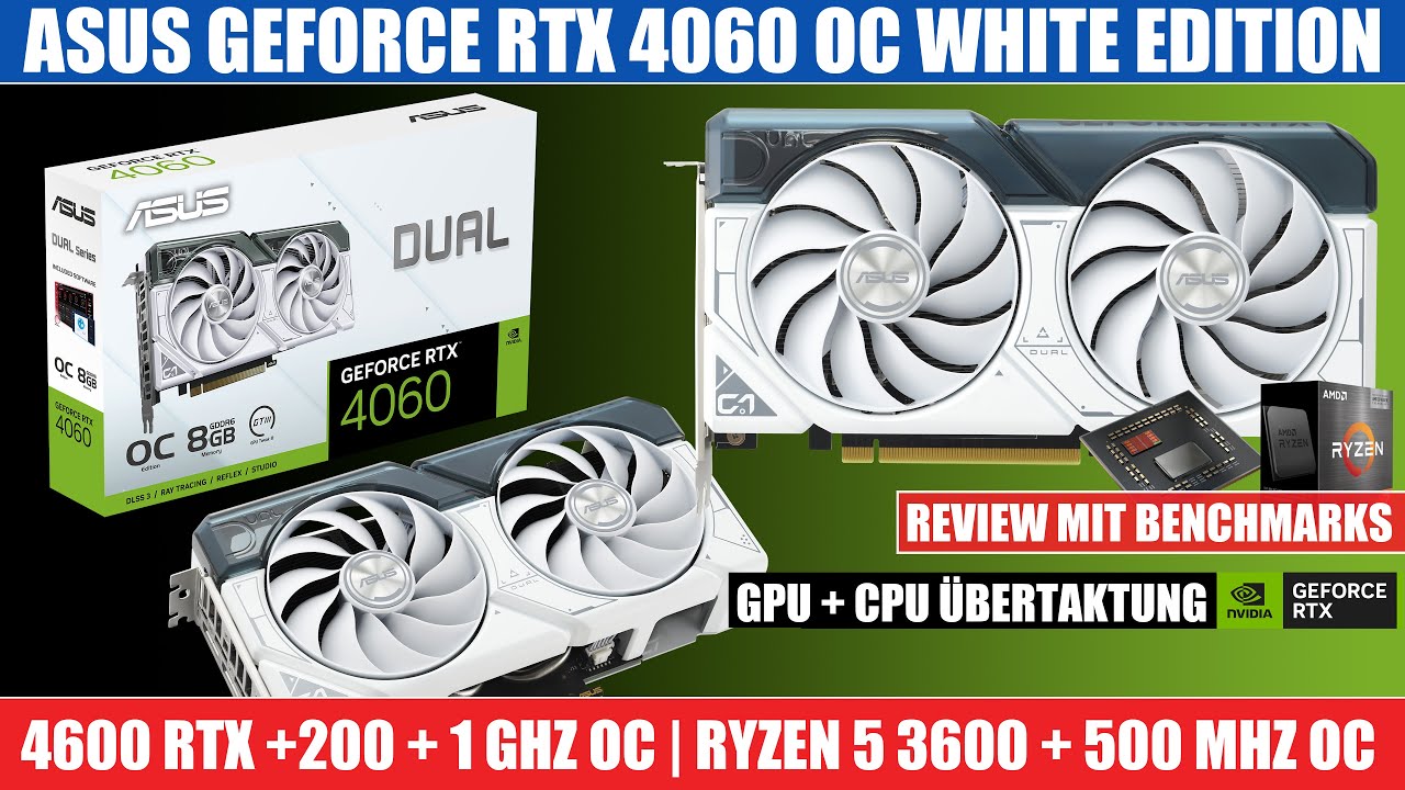 Nvidia GeForce RTX 4060 Review | ASUS RTX 4060 OC White Edition ...