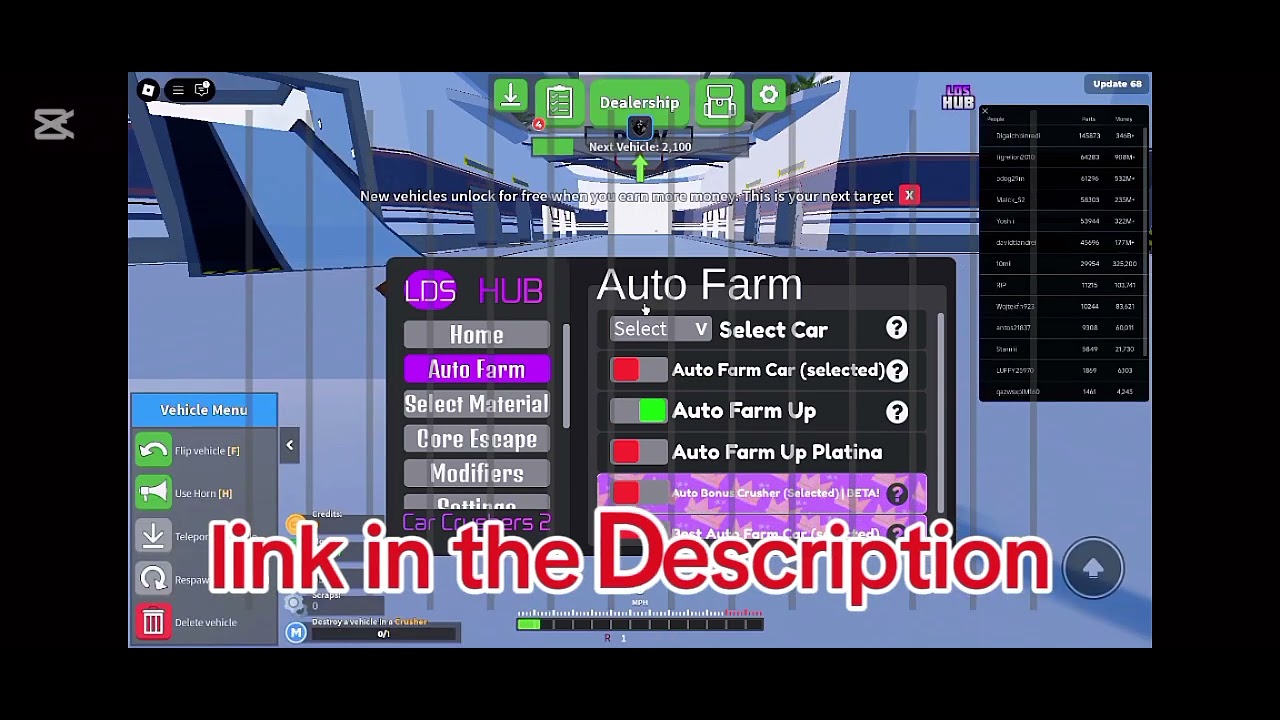 Car Crushers 2 Script 🚗 | Auto Farm, Infinite Money, Pastebin Hack 🚀 ...