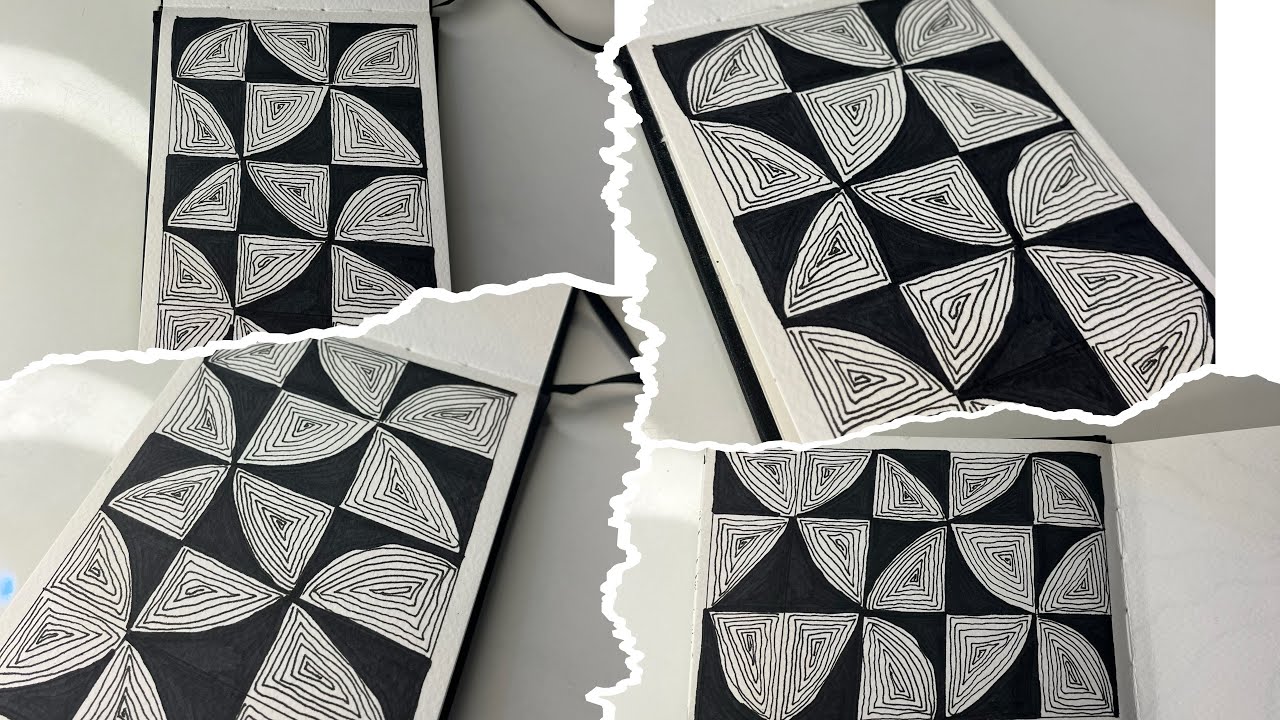 Relaxing Zen art | Zentangle Art for Beginners | Zentangle doodle art ...