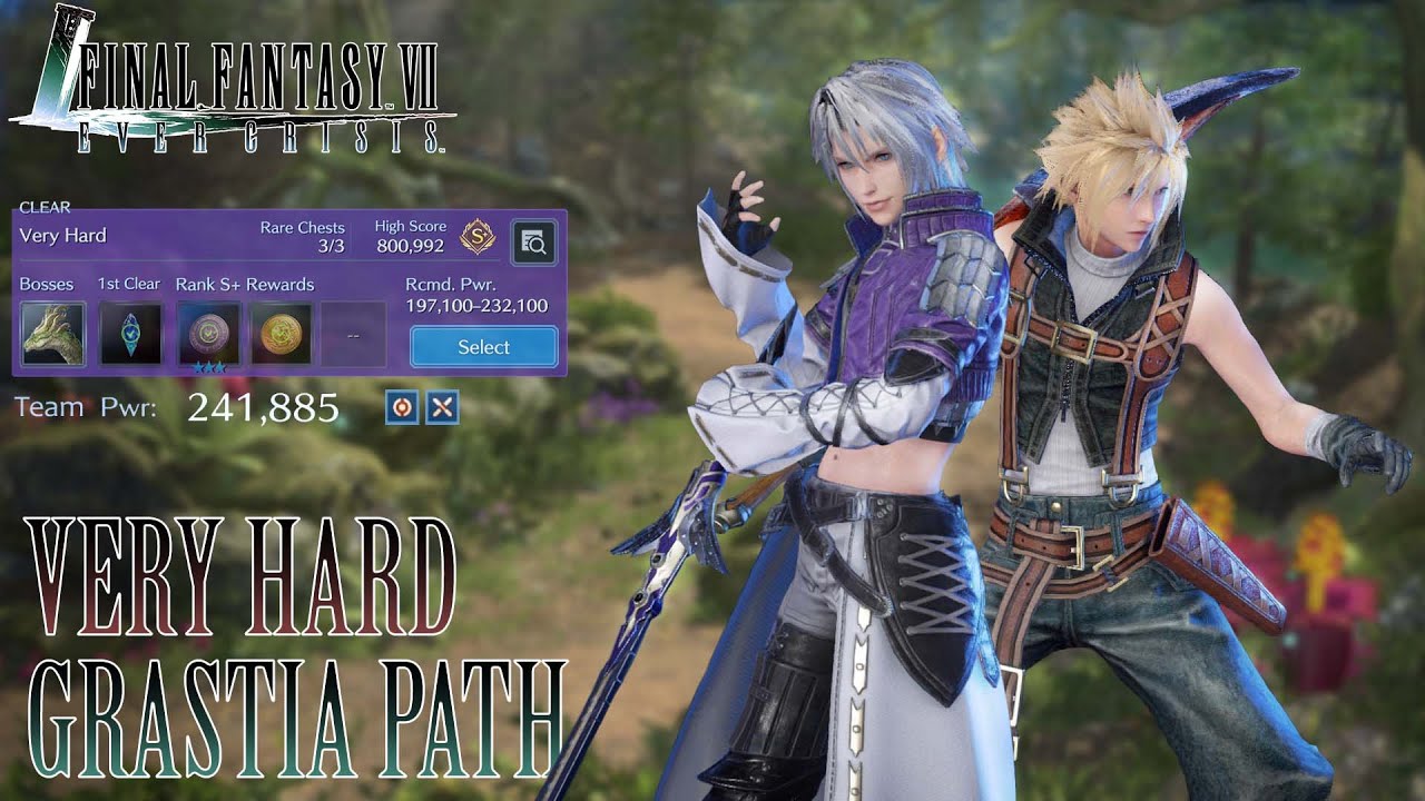 Grastia Path Very Hard - Dungeon guide || Final Fantasy VII Ever Crisis ...