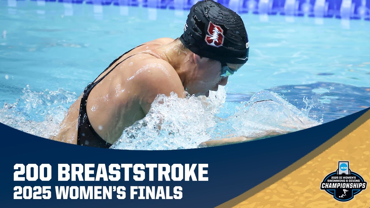 Women's 200 breaststroke | 2025 NCAA swimming championships - YouTube