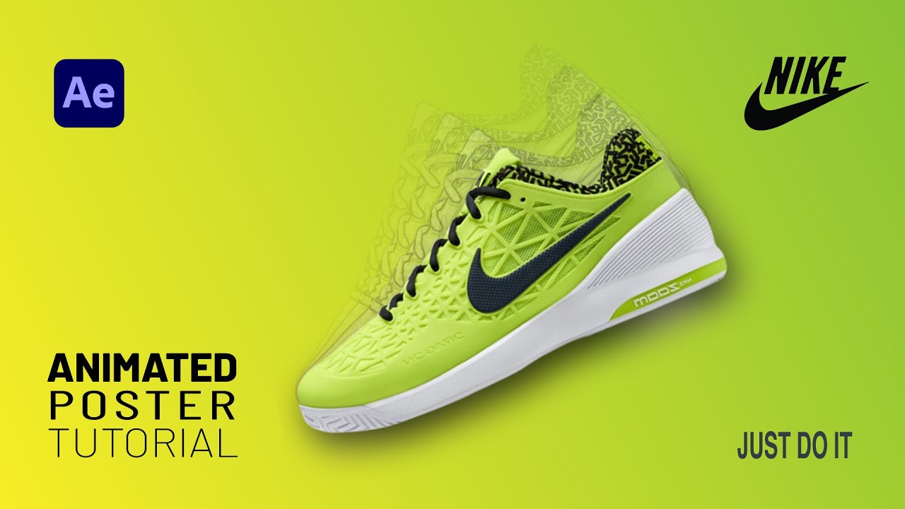 Sport poster animation After Effects Tutorials - YouTube