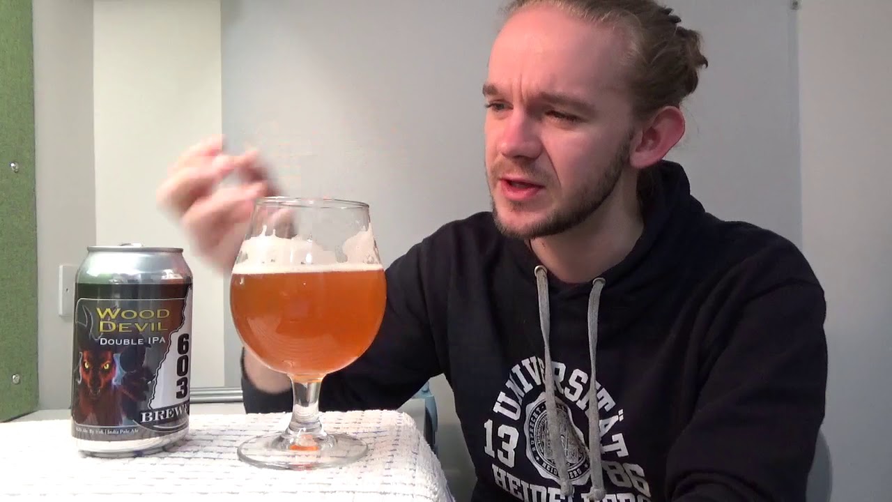 Beer Review #1185: 603 Brewing - Wood Devil Double IPA (NH, #USA) #Beer ...