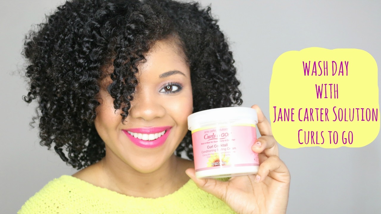 Wash Day with Jane Carter Solution Curls to Go - YouTube