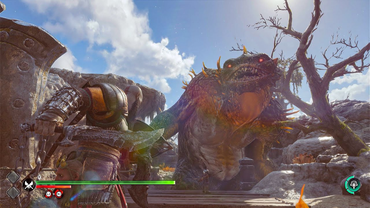 God of War Ragnarok Big Frog Man..?? - YouTube
