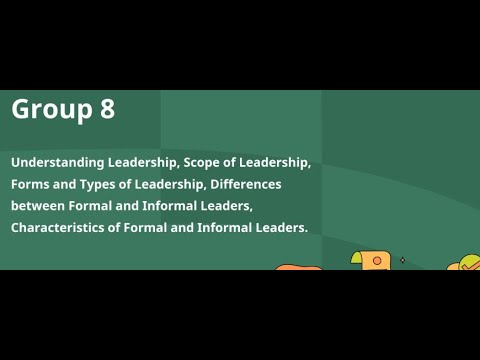 Understanding Leadership, Scope of Leadership, Forms and Types of ...