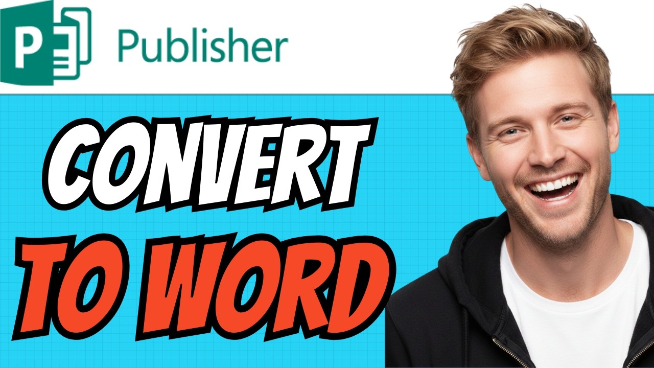 How To CONVERT A Microsoft Publisher Document To Word (QUICK & EASY ...