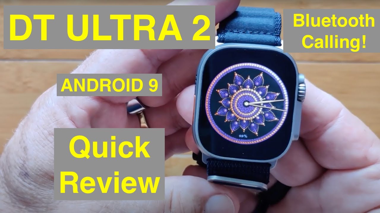 DTNo.1 DT ULTRA 2 Android 9.1 2.06” AMOLED Bluetooth Calling Capable ...