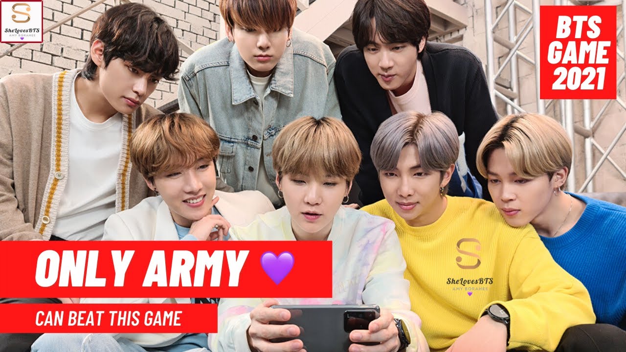 BTS Game Challenge | BTS Games For Army | BTS Game 2021 | BTS Quiz Game ...