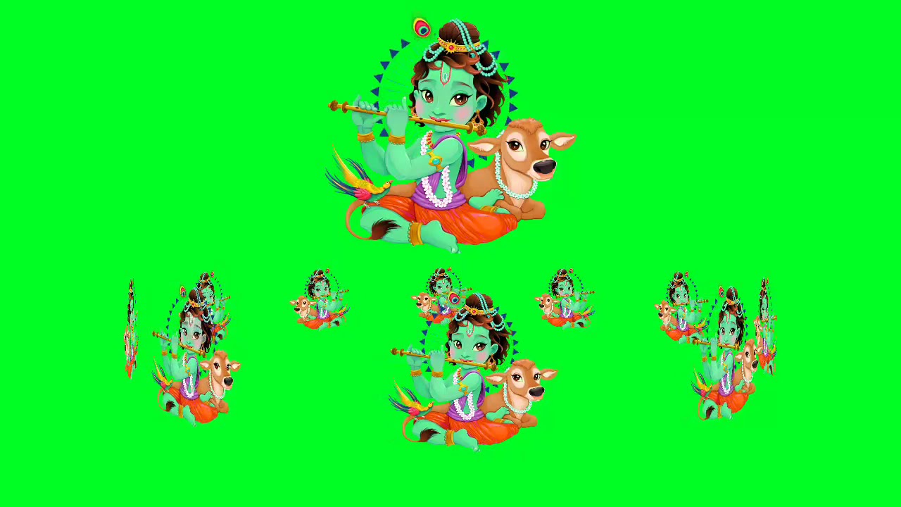 Green screen janmashtami // green screen krishna janm - YouTube