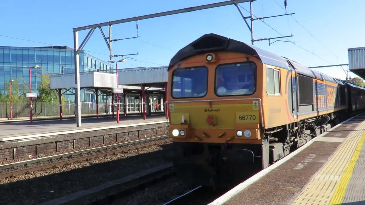 Class 66770 - 6E10 - Drax - Gbrf - Stockport - 18.10.2018 - (Drax ...