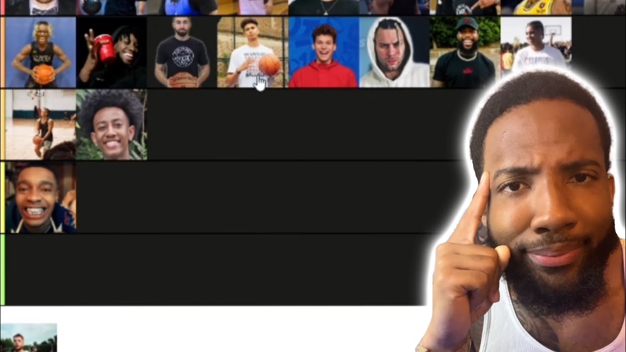 B Ellis makes the most ACCURATE & UNBIASED Basketball Youtuber tier ...