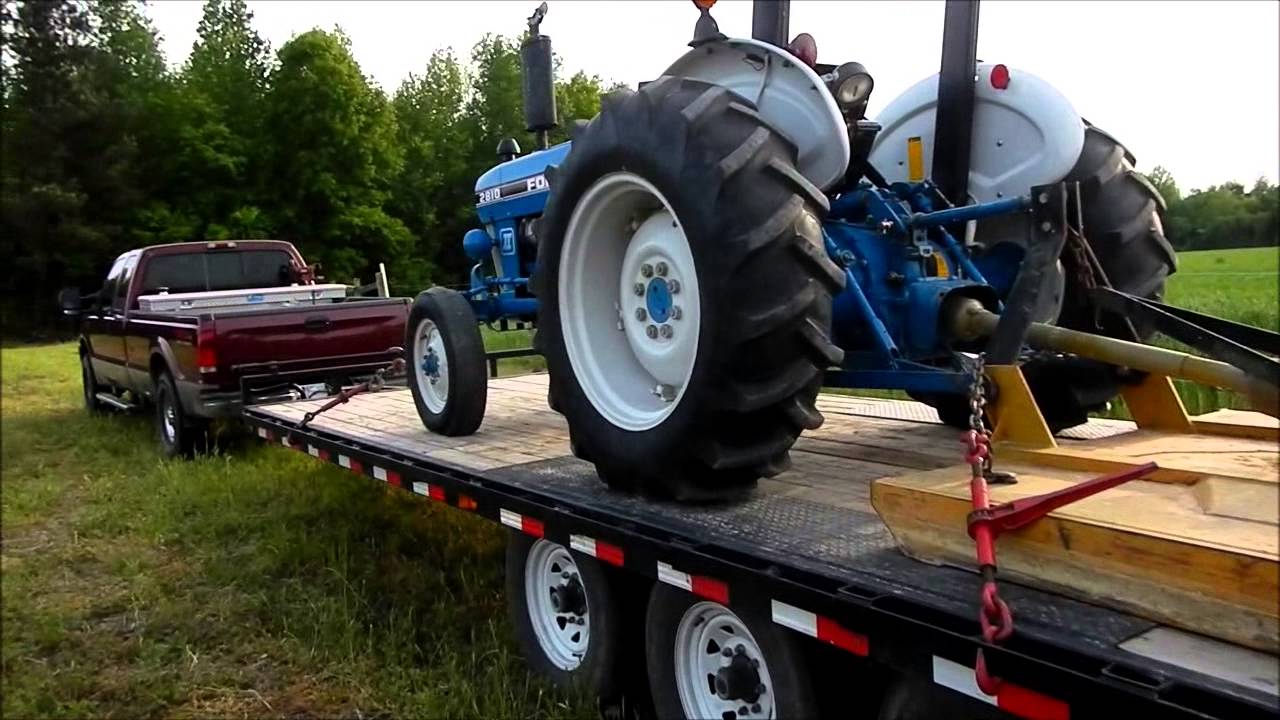 The new tractor arrives! - YouTube