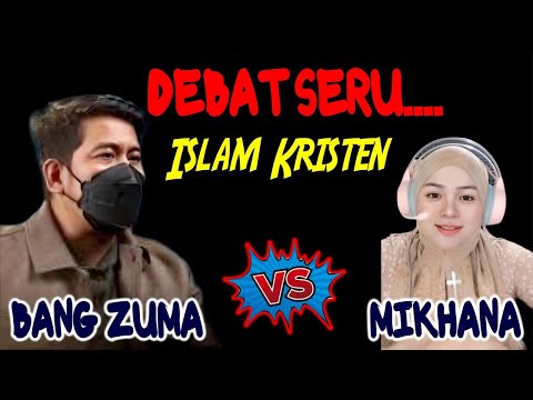 Debat Seru Bang Zuma VS Mikhana II Mikhana keteteran sampai minta waktu 3 menit