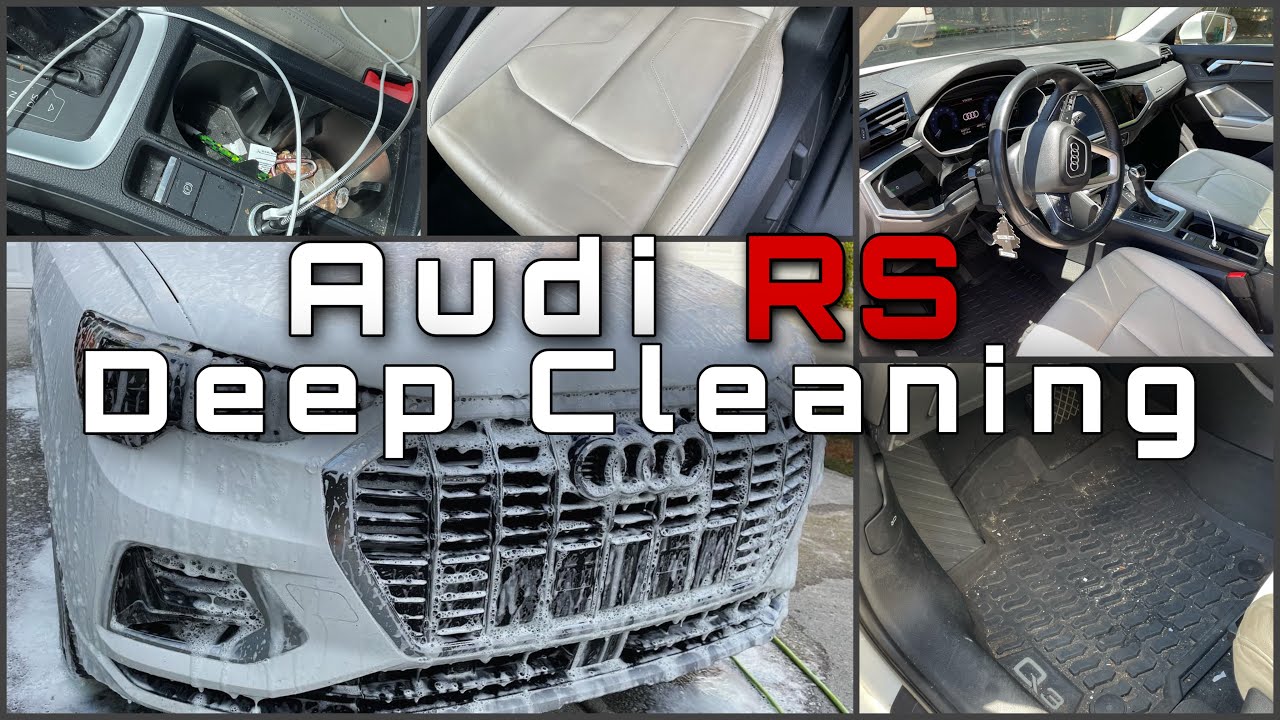 Dirty Audi RS Q3 Interior DEEP CLEAN - Auto Detailing - YouTube