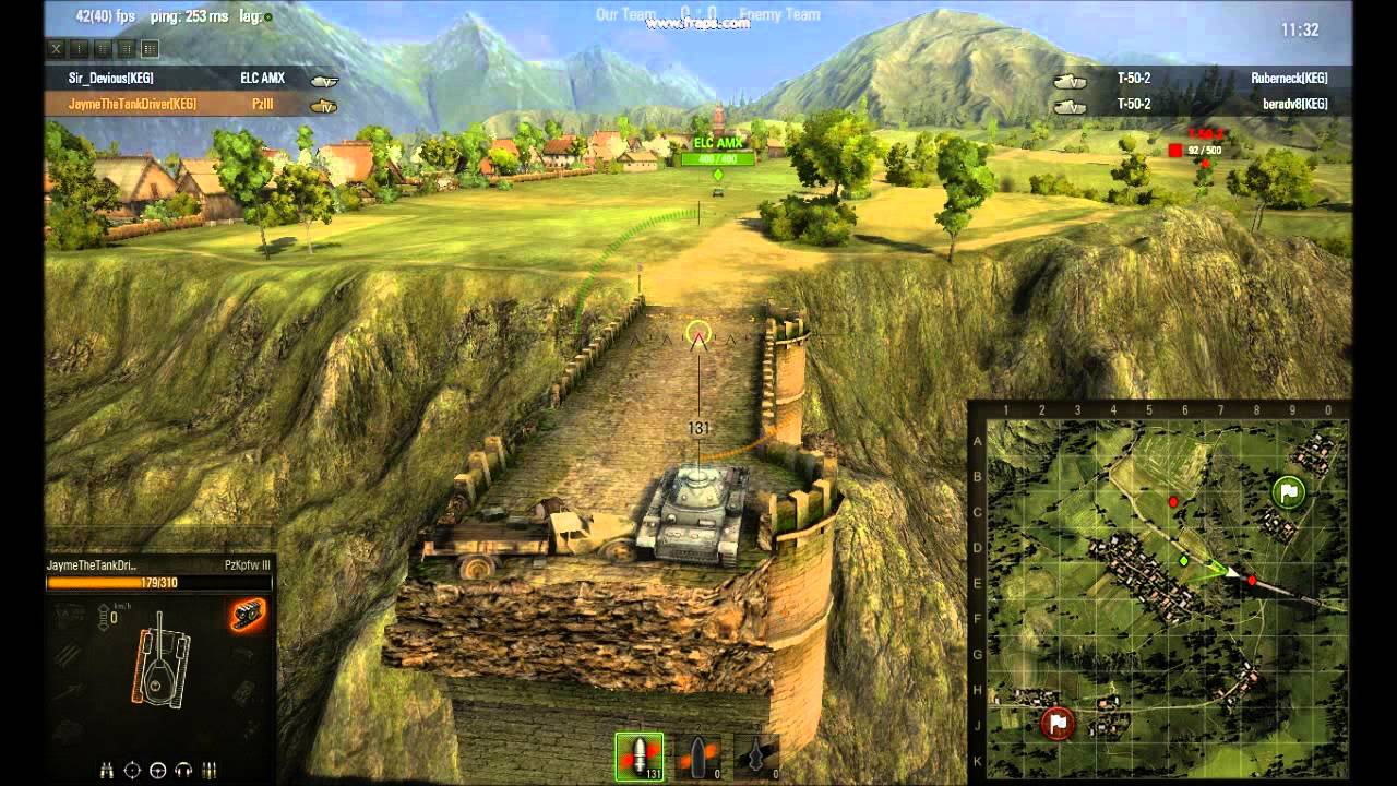 World of tanks Jumping compilation - YouTube