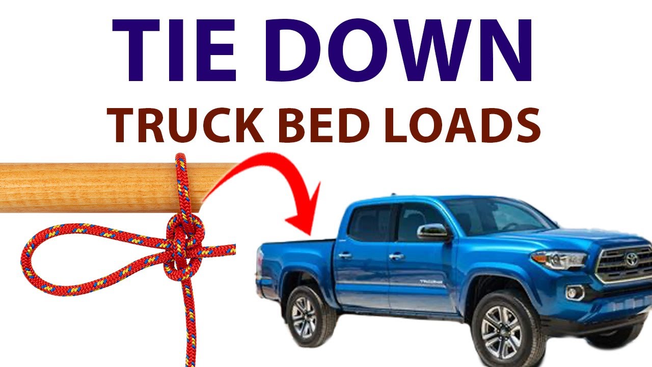 Simple Steps to Secure Light Loads in Your Pickup Truck - YouTube