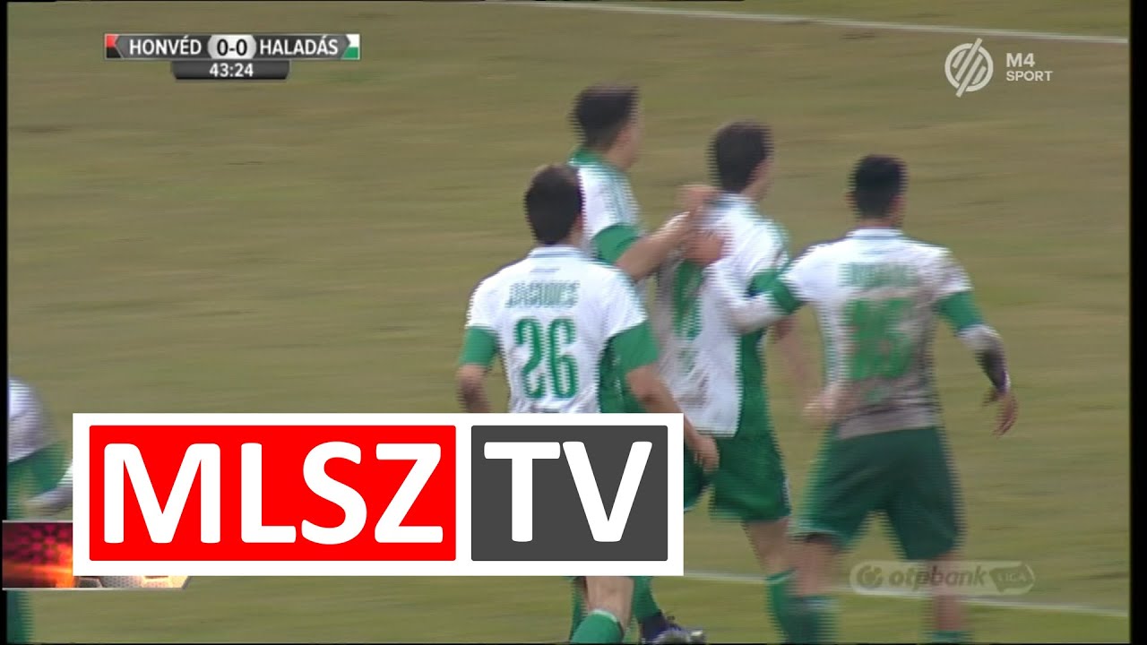 Wils Stef gólja a Budapest Honvéd - Swietelsky Haladás mérkőzésen - YouTube