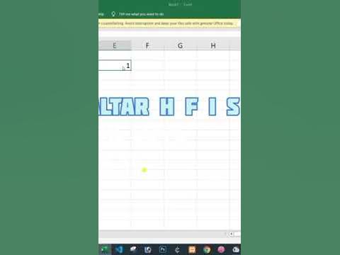 Type serial Number in a second Excel🤔Altar HFIS#computerknowledge #exelatechnologies #viralvideo ...