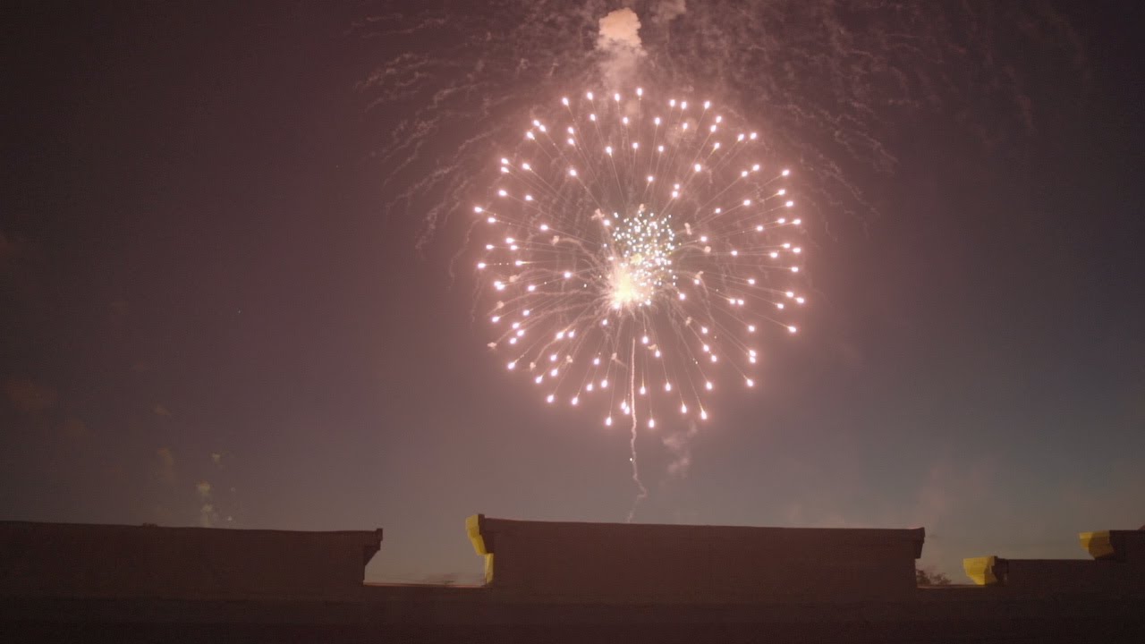 sub par local fireworks in 4k - YouTube