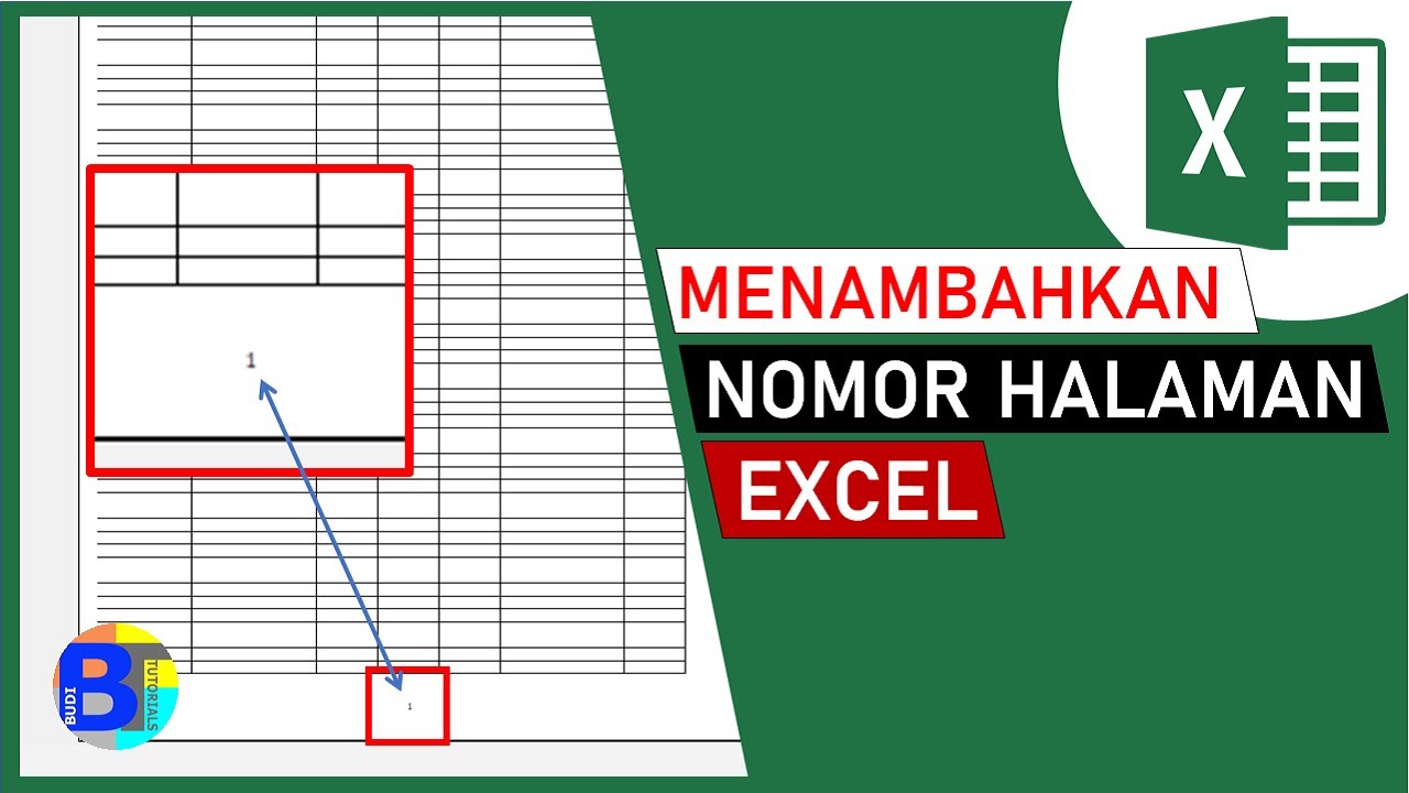 Cara Menambahkan Nomor Halaman di Excel | Belajar Excel - YouTube