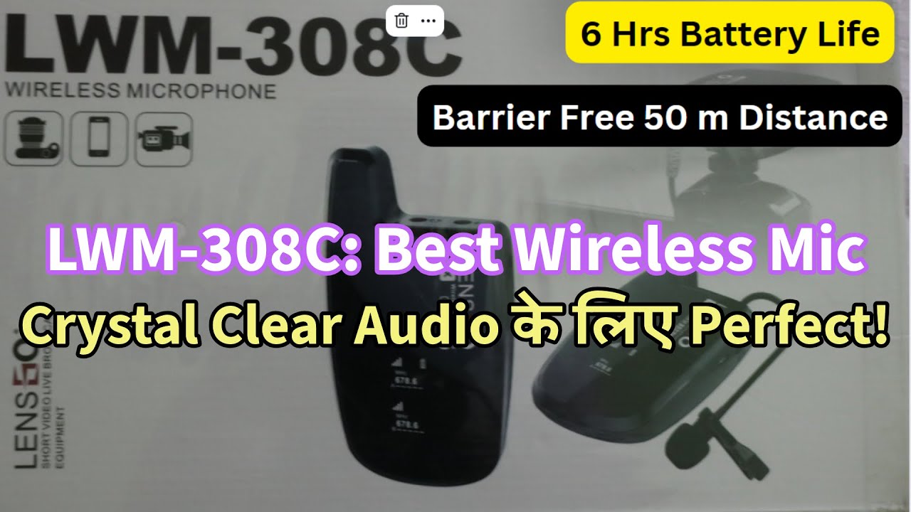 🎙️ Best Wireless Mic Lensgo LWM-308C: Crystal Clear Audio for Vlogs ...