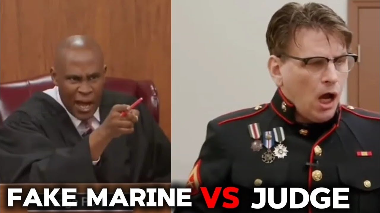 When a Fake Marine Veteran Met a REAL Judge in Court - YouTube