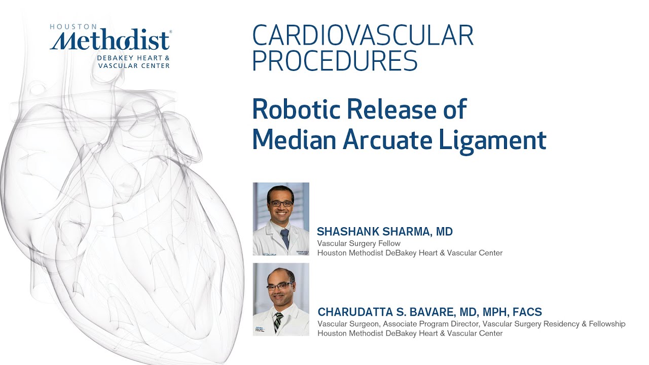 Robotic Release of Median Arcuate Ligament - YouTube