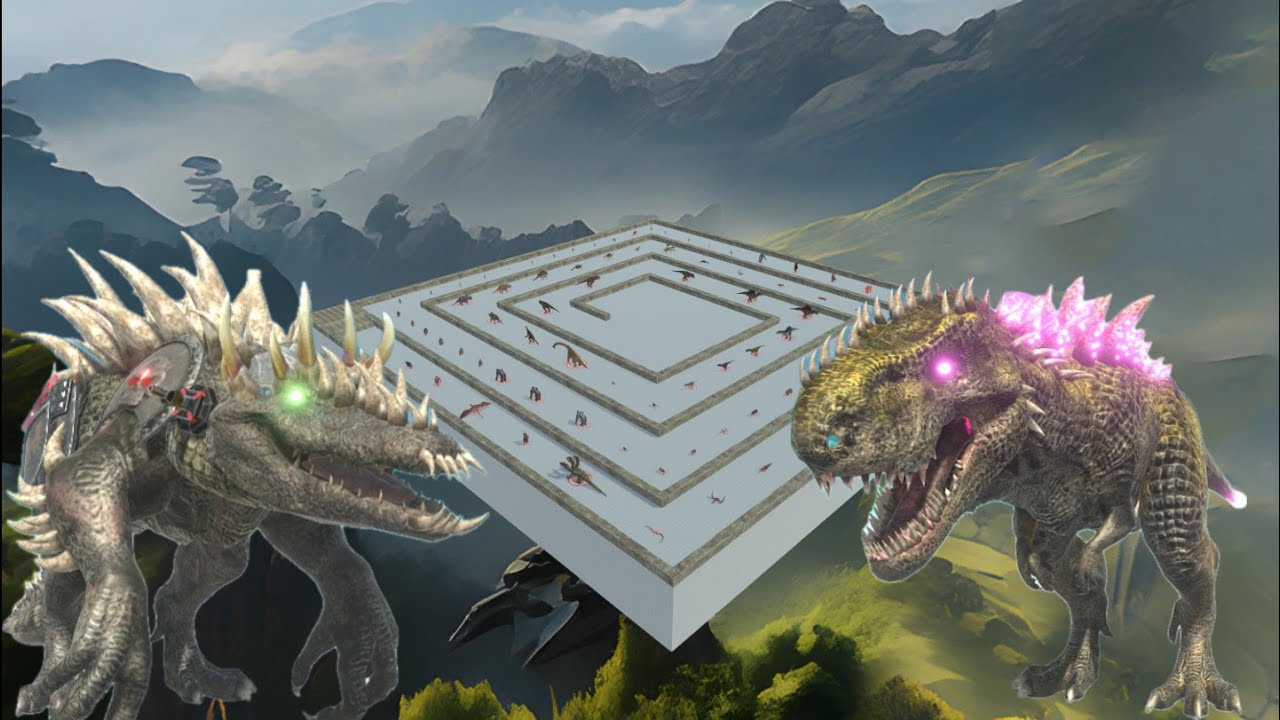 ARBS Running Croczilla and Mutant TREX on Deadly Trip - Animal revolt ...