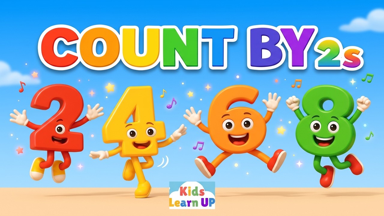 🎵Count by 2s from 2 to 30 | Fun Animated Number Song for Kids - YouTube