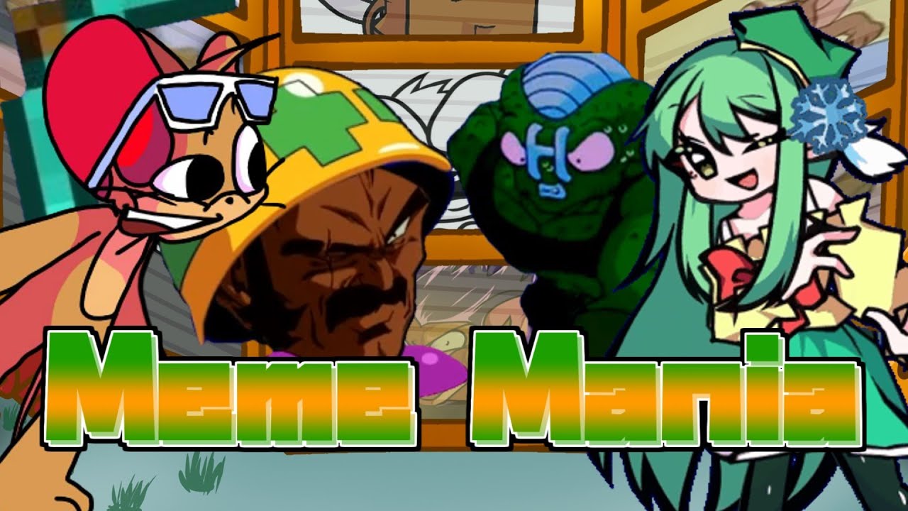 Meme ManiaをMeme Mouse&パラガスとのたーさん&モアに歌わせてみた【FNF X Buroly】 - YouTube