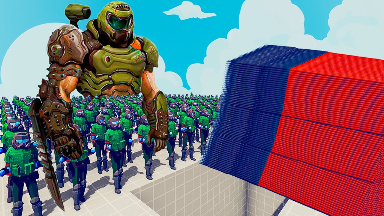 100x DOOMGUY + 1x GIANT vs 3 EVERY GOD - Totally Accurate Battle ...