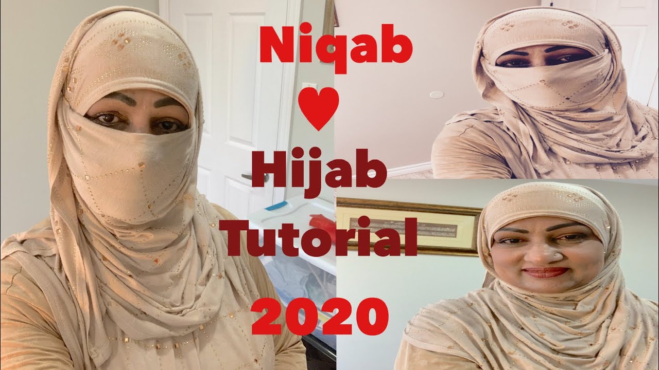 Niqab Hijab Tutorial | Jersey Shawl Tutorial | Hijabs and You - YouTube