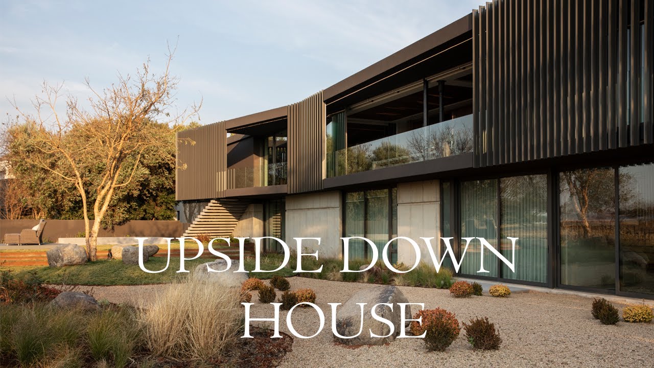modern luxury house tour | architectural upside down house | concrete ...