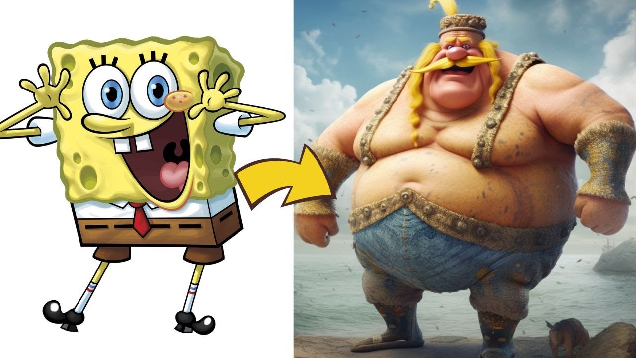 Funny transformations. SpongeBob 10 crazy combinations. Part-2 - YouTube