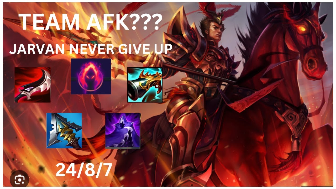 JARVAN CARRY TEAM SUPER POWER | JARVAN J4 | LEAGUE OF LEGENDS - YouTube