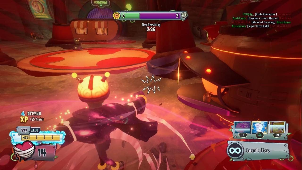 Fastest Cozmic Brainz Combo | Plants VS Zombies Garden Warfare 2 - YouTube