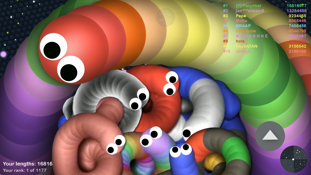 Slither.io A.I © 108,000+ Score Gain vs Lovely Fat Bots Epic Slitherio ...