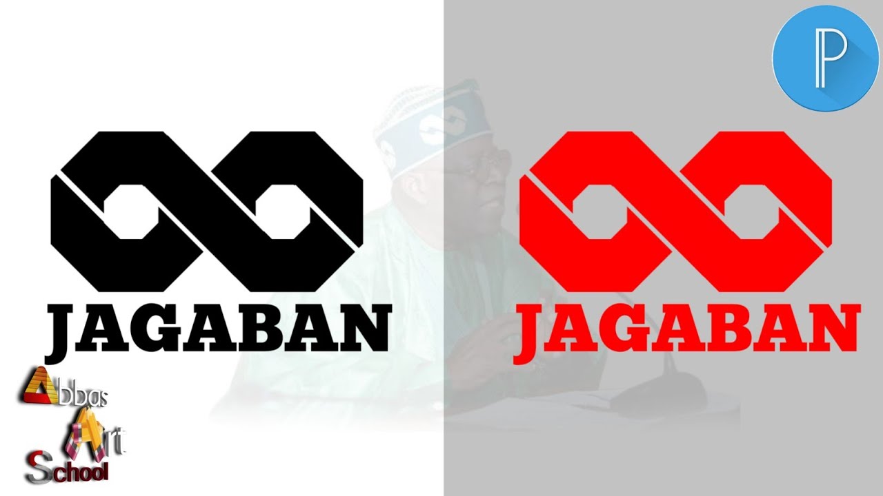 JAGABAN LOGO DESIGN | trendingandunique| Pixellab tutorial | - YouTube